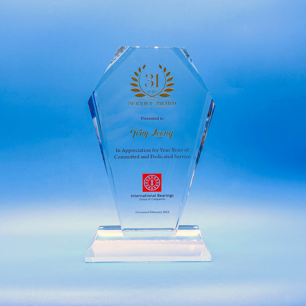 Crystal Plaque | D5133 – D One Crystal